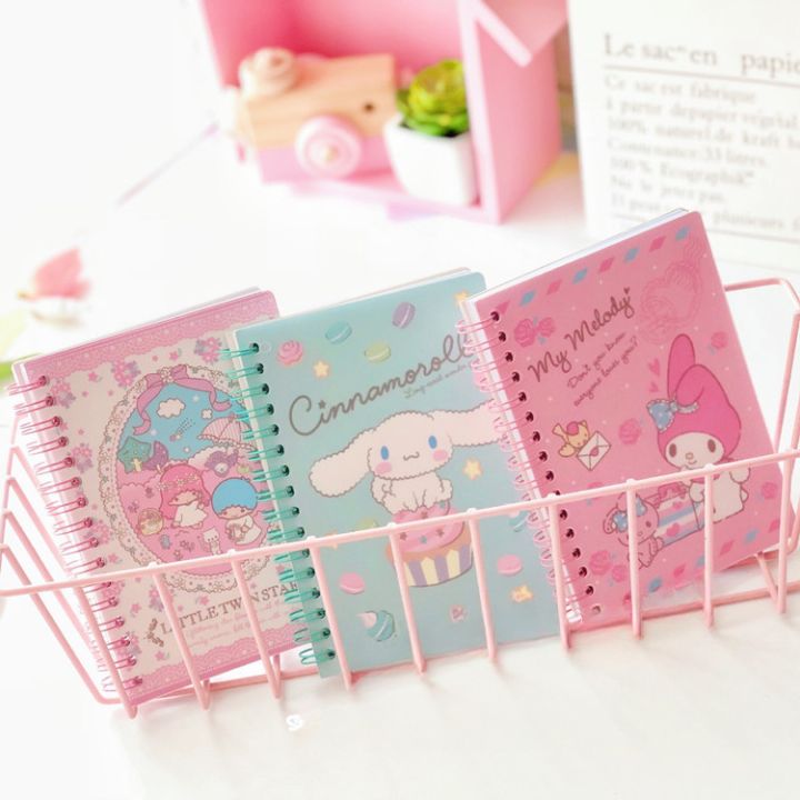 Kawaii Sanrios A6 Notebooks Cinnamonroll Kuromi My Melody Anime ...