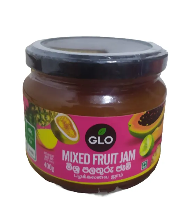 GLO Mixed Fruit Jam 400g | Daraz.lk