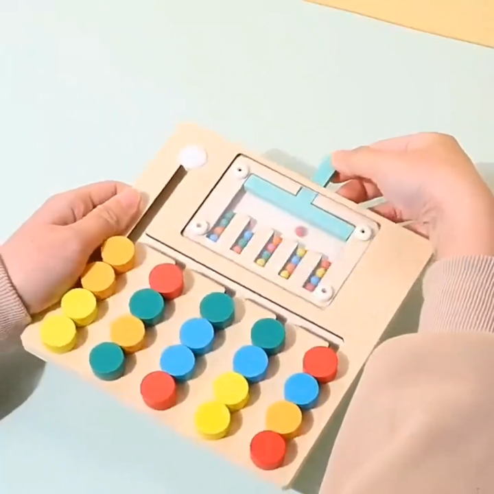 Wooden Montessori Color-Matching Puzzles | Daraz.pk