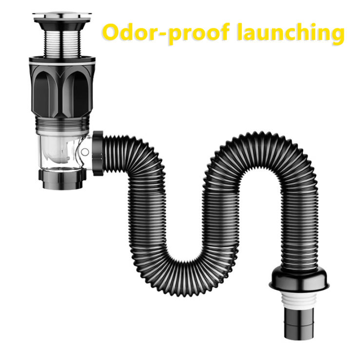 Flexible Sink Drain Pipe, Expandable Tubular Drain Tubing Pipe ...