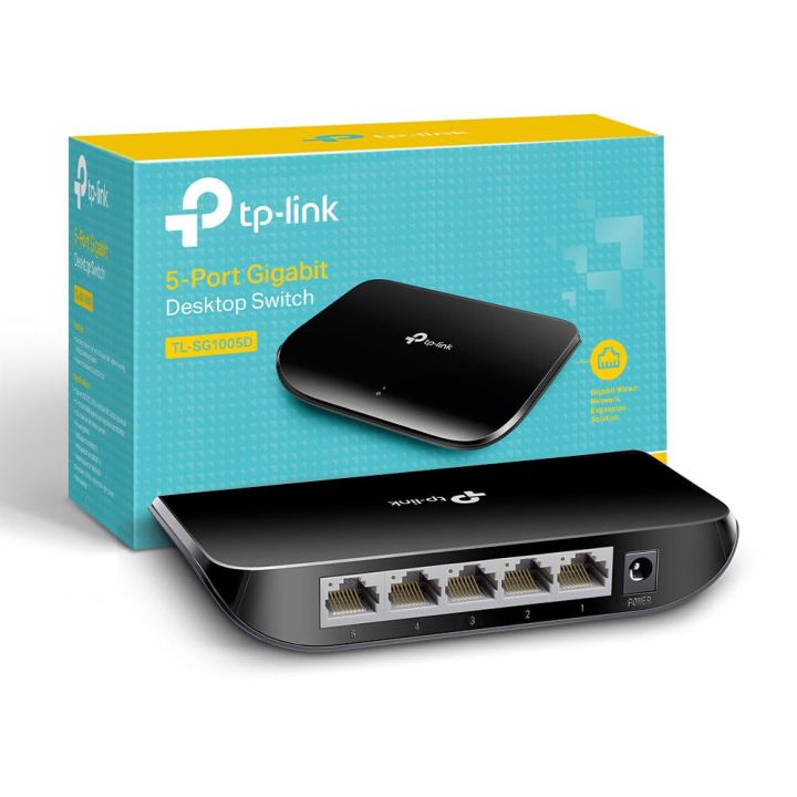 TP-Link 5 Port Gigabit Ethernet Network Switch | Plug and Play ...