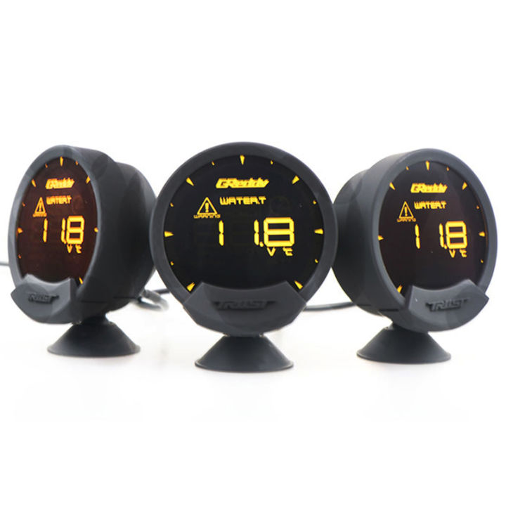 7 colors Greddi Sirius LCD Racing-Gauge Turbo boost Speed Volts Water ...