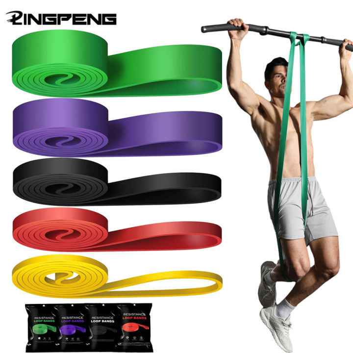 20~230lbs Heavy-Duty Resistance Band Agility Training Workout Gym ...
