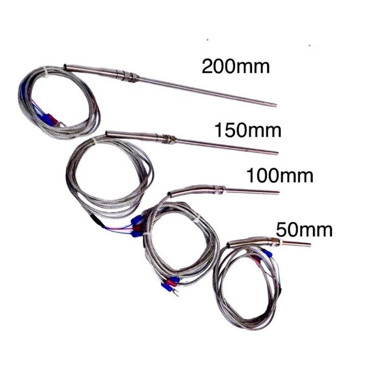 Thermocouple PT100 thermocouple 3 wire-200 + 420 degree temperature sensor 50mm,100mm,150mm ...