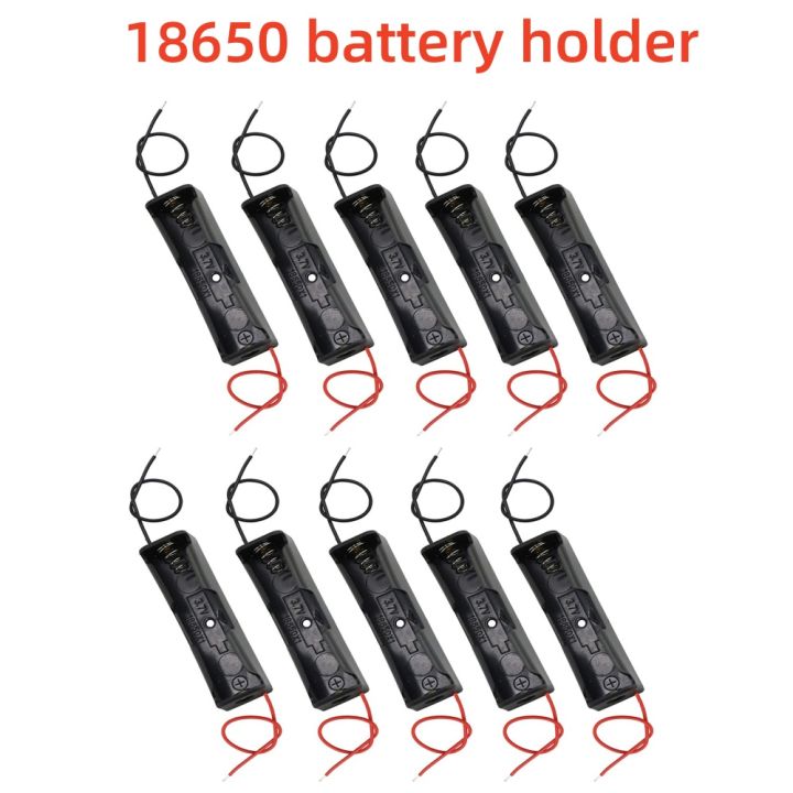 10Piece 18650 Battery Case Power Bank Cases DIY Battery Cell Plastic ...