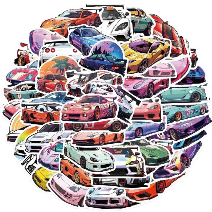 20 pcs cars stickers for phone case laptop journaling notebook self ...