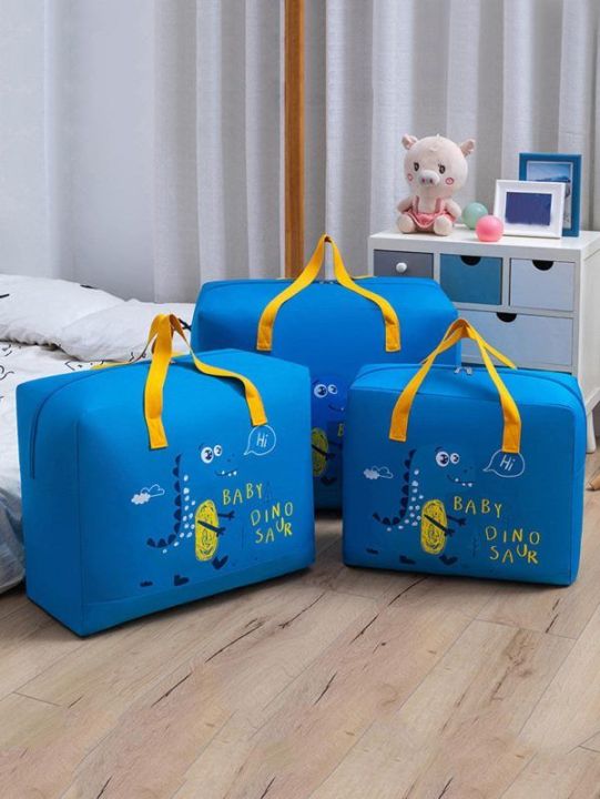 Storage Bags Cartoon Pattern Double Zipper 90 Gsm ( Random Color ...