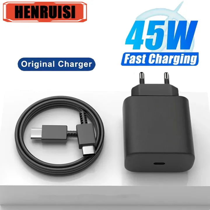 PD 45W USB C Chager For Samsung Galaxy S23 S22 S21 Ultra S20 S10 Note ...