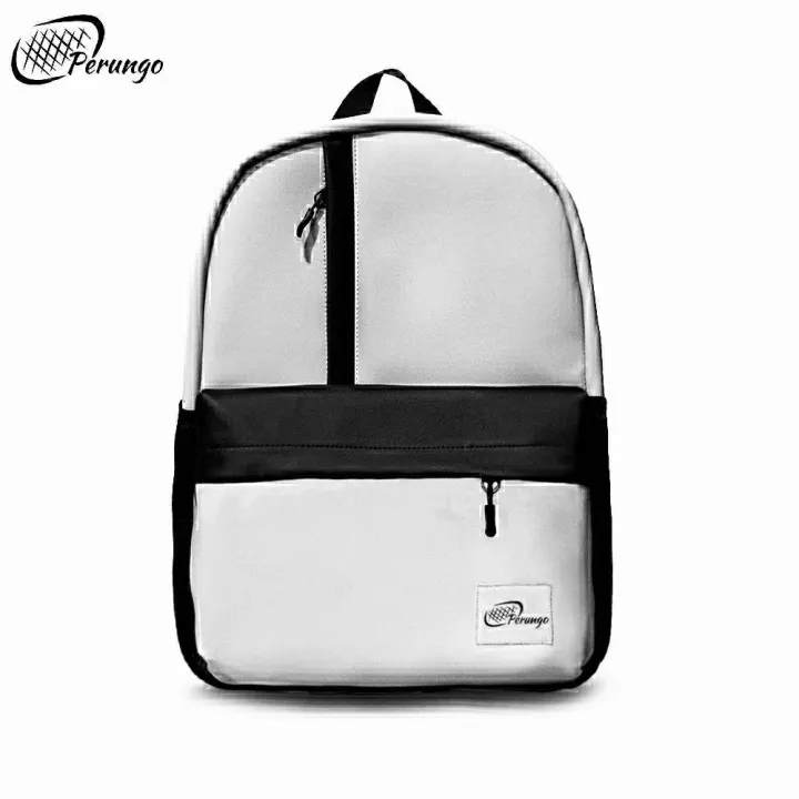 Perungo Drawstring Off white/Black for Men and Women (unisex) Backpack ...