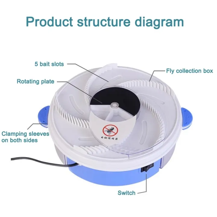 Fly Trap - Automatic Electric Fly Trap Device without Light Noise ...