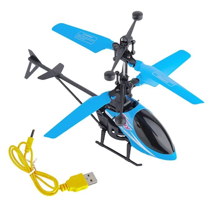 Rechargeable Flying Helicopter, palm hand sensor Flying Mini Infrared ...