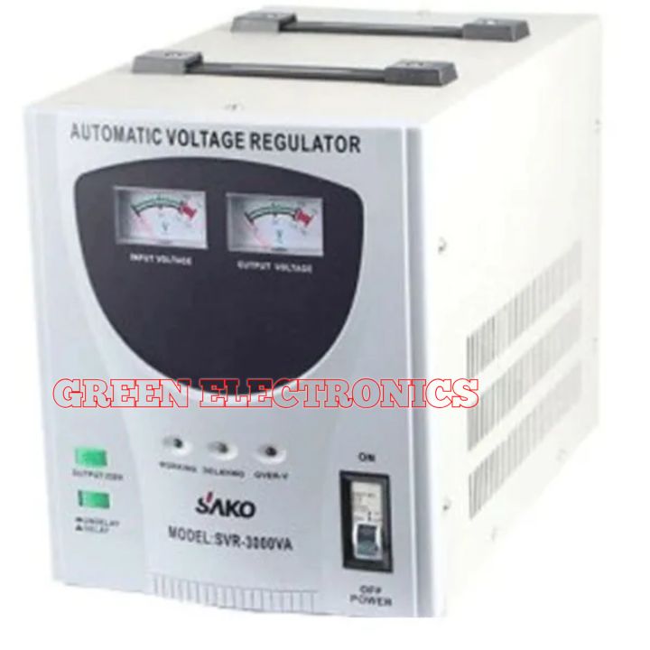 SAKO SVR 3000VA Servo Voltage Stabilizer 3kva single phase Automatic ...