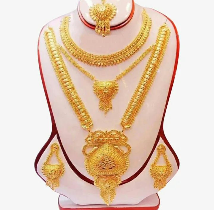 Gold Plated sita har Jewellery Necklace Set For girls - nacklaces ...