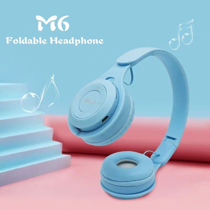 M6 Orignal Wireless Portable Rechargeable Stereo Headphones - With ...