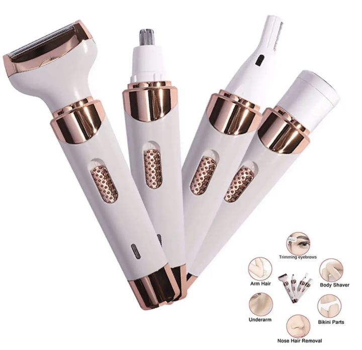 4 In 1 Electric Ladies Hair Remover Epilator For Women | Daraz.com.np