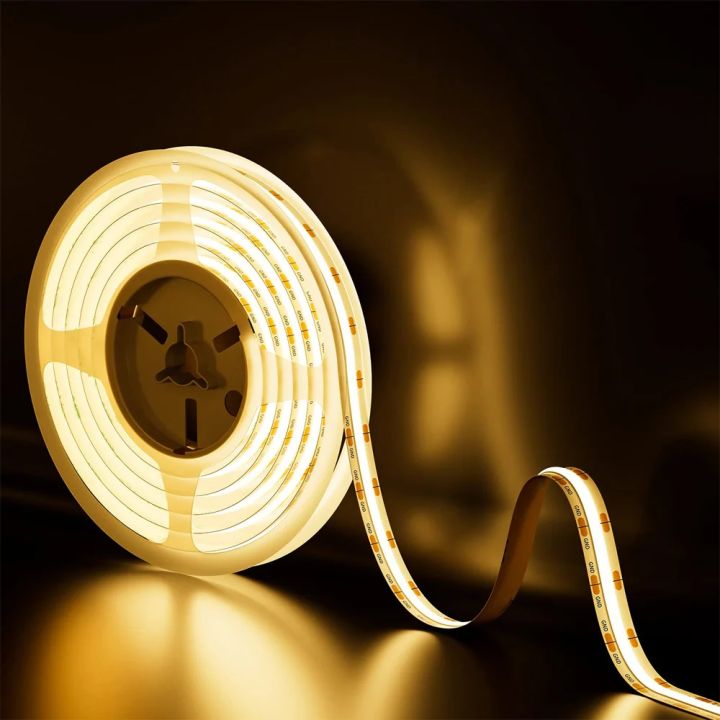 LED strip bedroom kitchen lighting, 5V320LEDS/M COB touch sensor ...