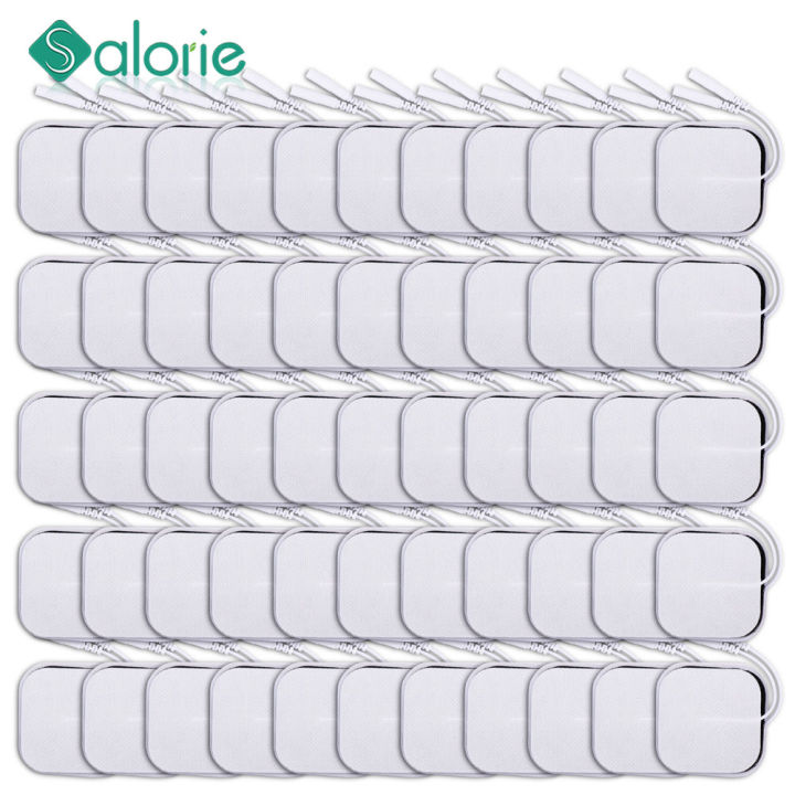 100/50/30/20P TENS EMS Electrode Pads Gel Patch For Electrode Stickers ...