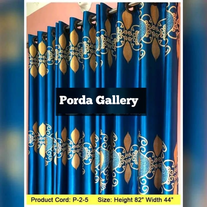 New design premium quality curtains porda door and windrow 1pc. porda ...