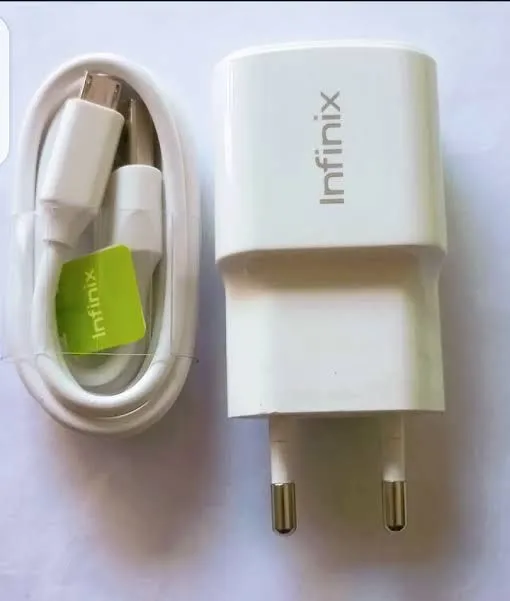 Infinix Fast Charger Adapter + Infinix Data cable Micro Usb 3.0 ...