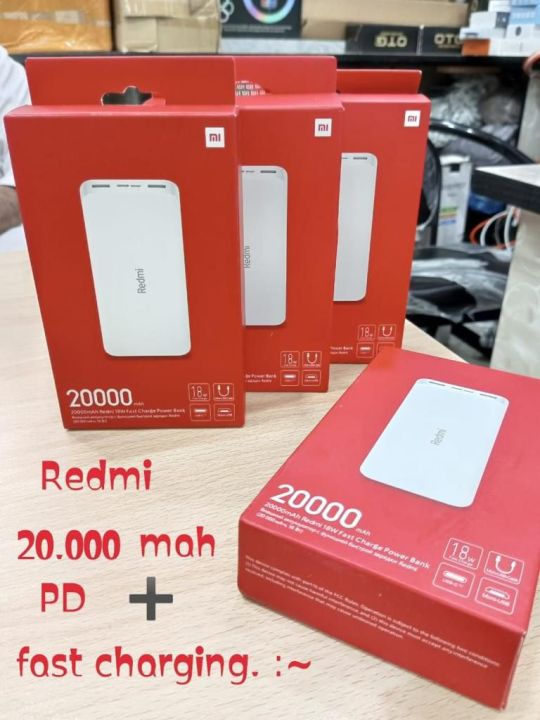 Redmi 20000 mAh pD + fast charging | Daraz.pk