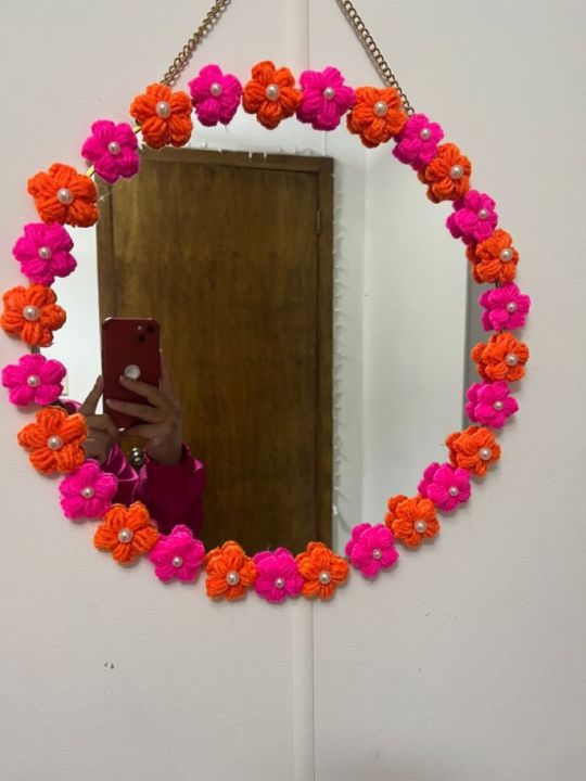 Handmade Flower for Mirror Decor at home | Daraz.pk