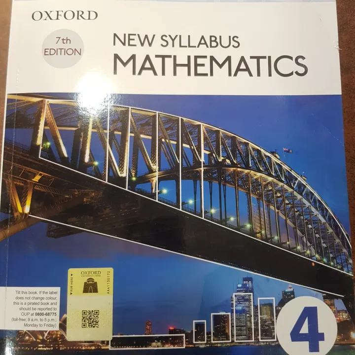 OXFORD NEW SYLLABUS MATHEMATICS BOOK 4 7TH EDITION BY DR YEAP BAN HAR ...