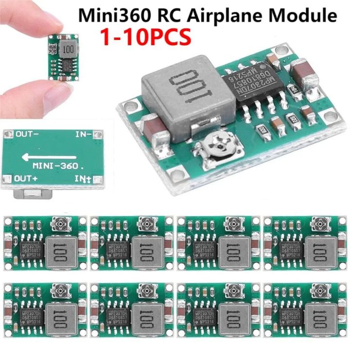 1-10pcs Mini360 RC Airplane Module Mini 360 DC-DC HM Buck Converter 2A ...