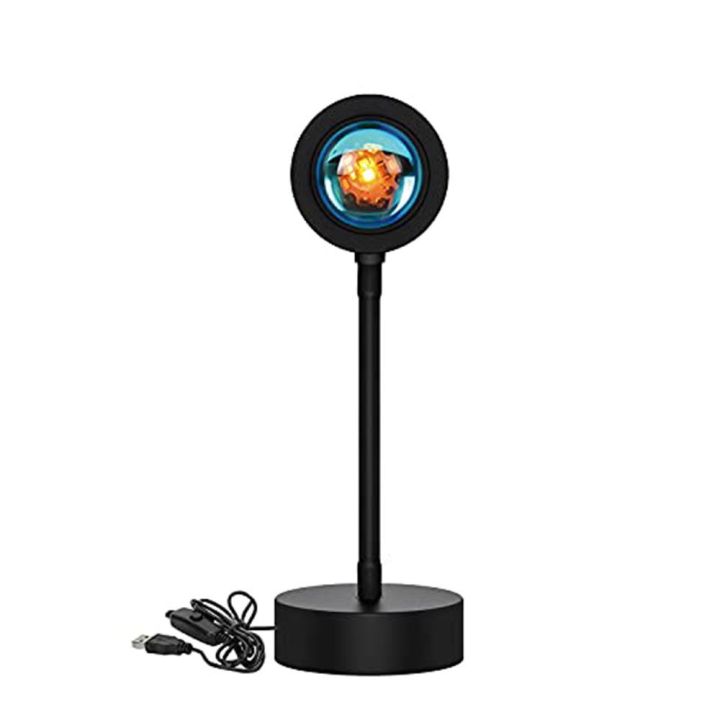 remote control Rgb sunset lamp projector multi colours changing | Daraz.pk