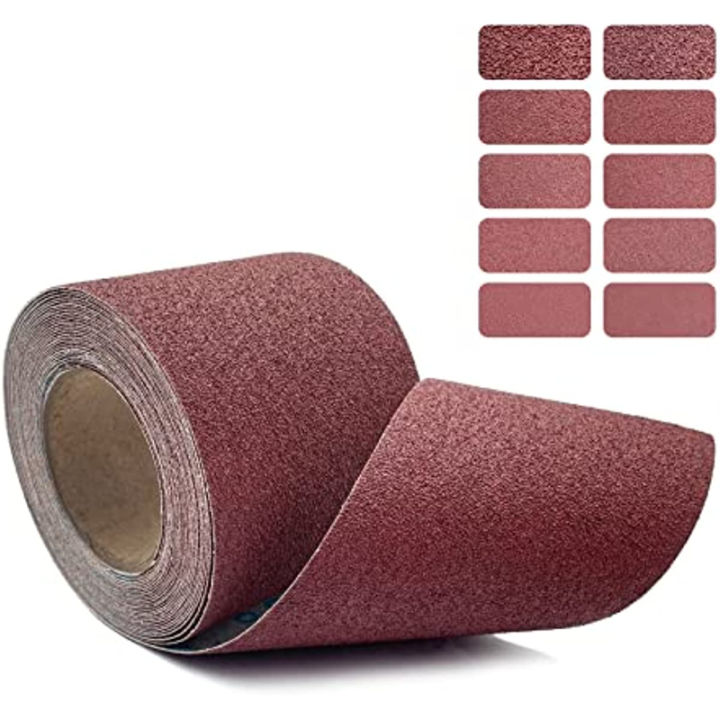 Emery Cloth Roll 4.5 Inch Wide Ready-to-Cut Ready-to-Wrap Abrasive Sand ...