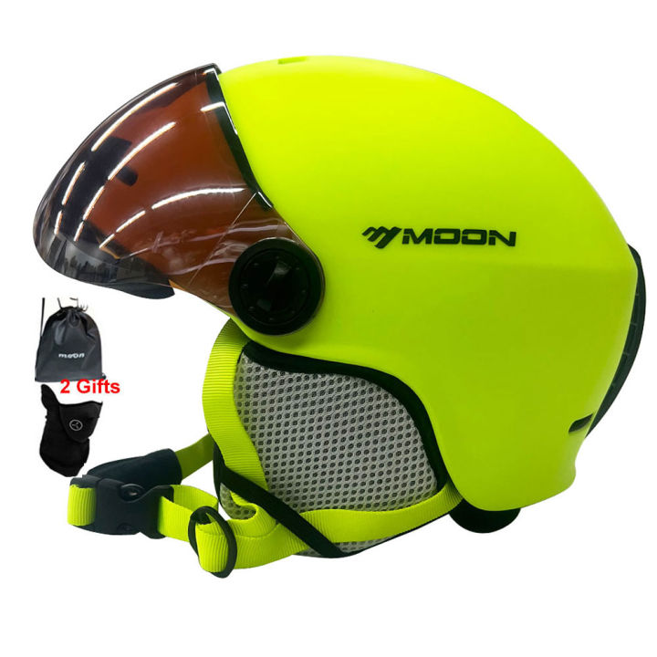 MOON Skiing Helmet Integrally-Molded PC+EPS High-Quality Ski Helmet ...