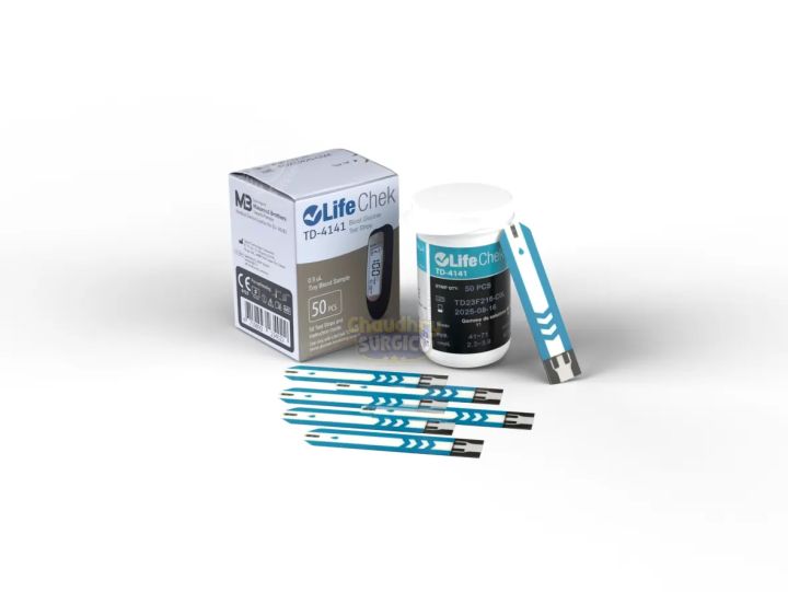 LIFE CHECK GLUCOMETER SUGAR TESTING STRIPS 1 X 50 + 20 ALCOHAL SWABS ...