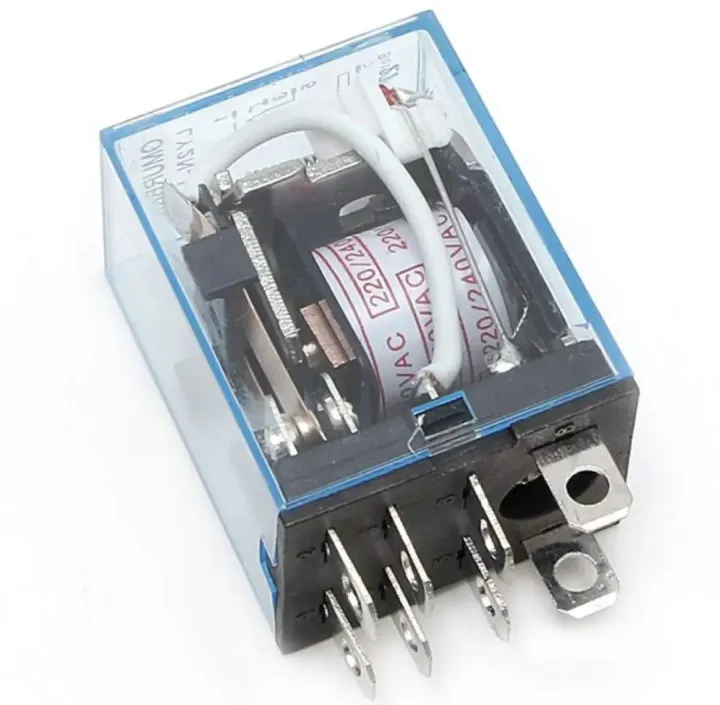 AC 220V Coil 10A 240V 8 PIN Power Relay DPDT Changeover Relay For 10 ...