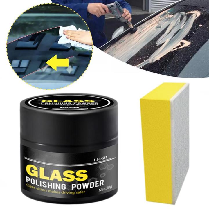 Glass Polishing Compound Powder Detergent Window Cleaner Glasses ...