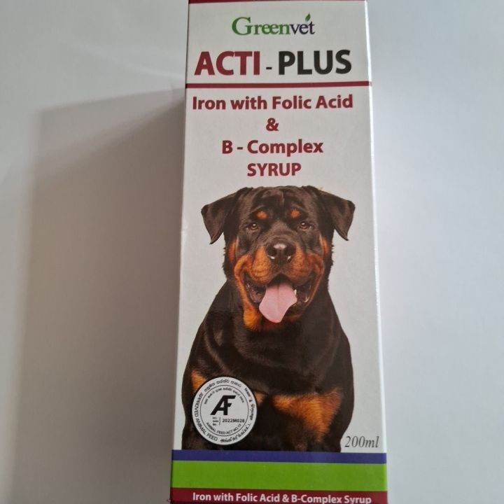 Acti plus iron folic acid syrup for dogs | Daraz.lk