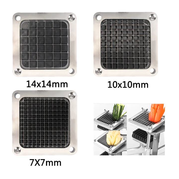 Blade Cutting Machine French Fry Cutter, Stainless Steel +3 Blades Size ...
