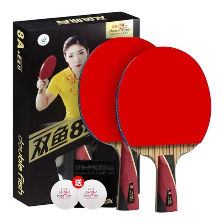 Double-Fish 8A+ Table Tennis Bat 8 Star ITTF Approved Carbon Table ...