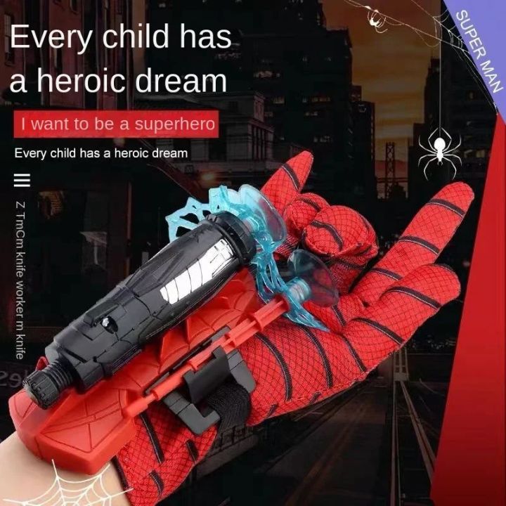 New Cosplay Spider Figure Web Shooters Toys Wrist Launcher Device Man ...