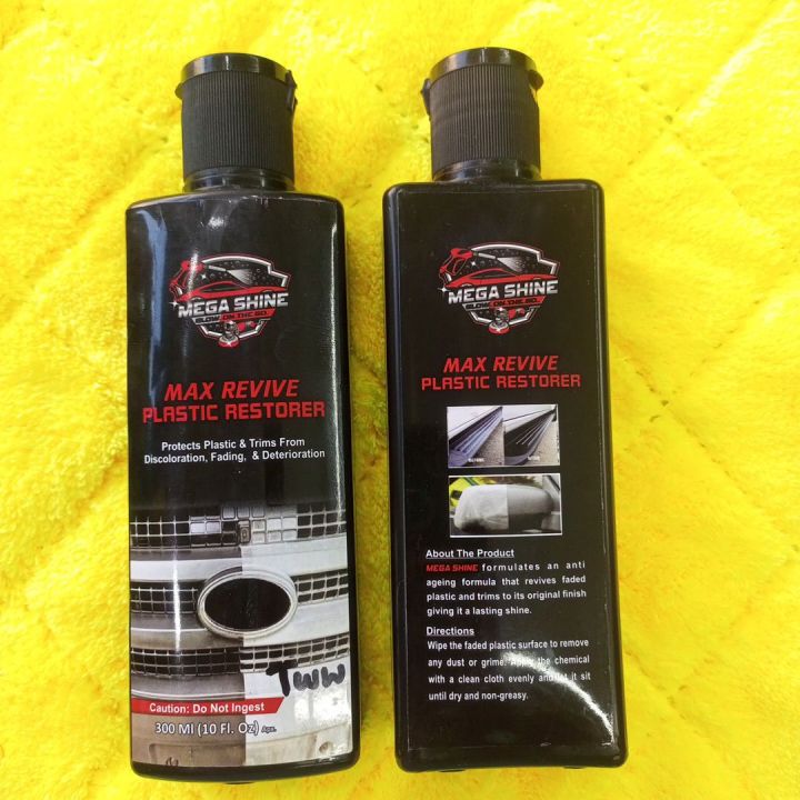 Mega Shine Max Revive Plastic Restorer 300ml | Daraz.pk