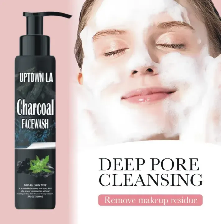 UPTOWN LA Activated Charcoal Face Wash - Detox & Cleanse 100 ML | Daraz.pk