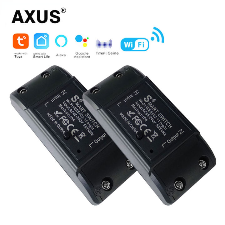 AXUS Tuya WiFi Smart Switch APP Wireless Controller Universal Breaker ...