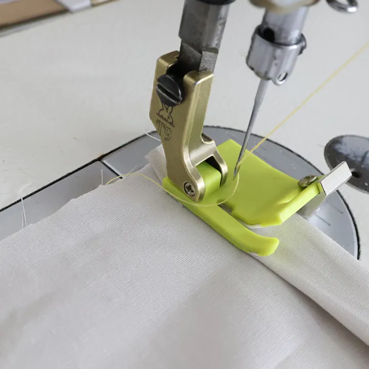 Plastic T9 Adjustable Multi-Function Presser Foot Hemming Rolling Edge ...