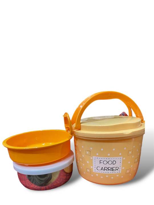 Double Layer Tiffon Lunch Box/Food Carrier (Mix/Random color) - Food ...