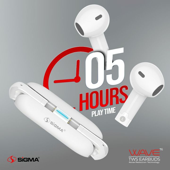 SiGMA Wireless Earbuds T6 TWS | Daraz.pk