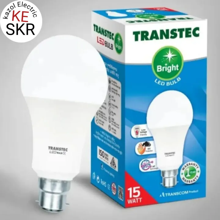 TRANSTEC Bright LED Light 15 Watt (1 PC) | Daraz.com.bd