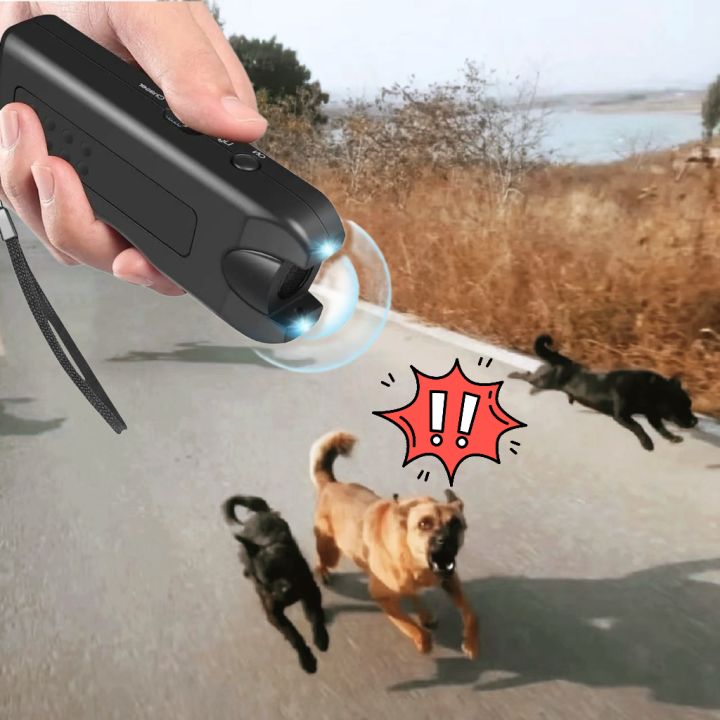 Portable Dog Deterrent Electronic Dog Repeller Ultrasonic Dog Repeller ...