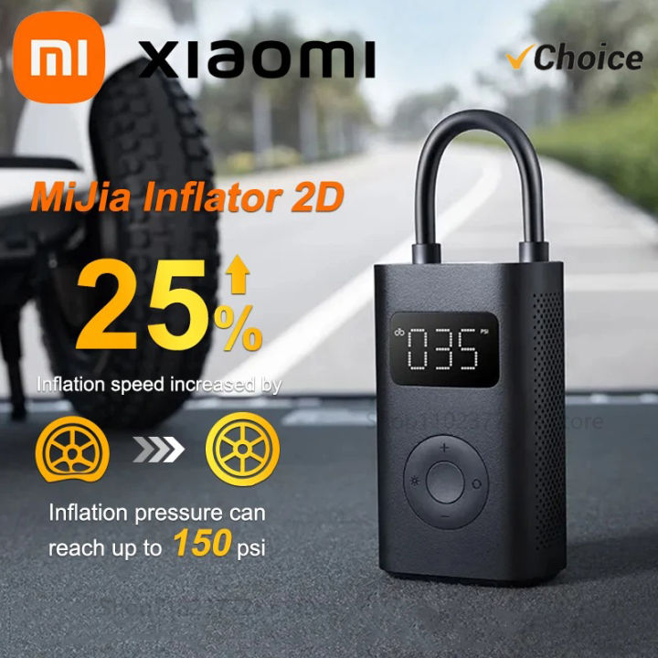 2025 New Xiaomi Mijia Inflatable treasur Air Compressor 2D 2000mAh ...