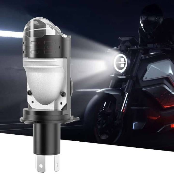 1PC H4 LED Lens Mini Bi Led Projector 70W Headlight Bulbs Canbus 9003 ...