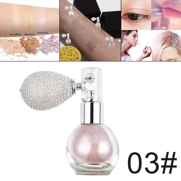 Fashion Highlighter Powder Spray High Gloss Glitter Powder Spray ...