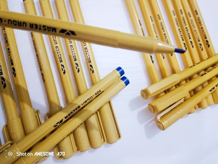 Pack of 10/20 Markers (Master # 604 Urdu & English Calligraphy Marker ...