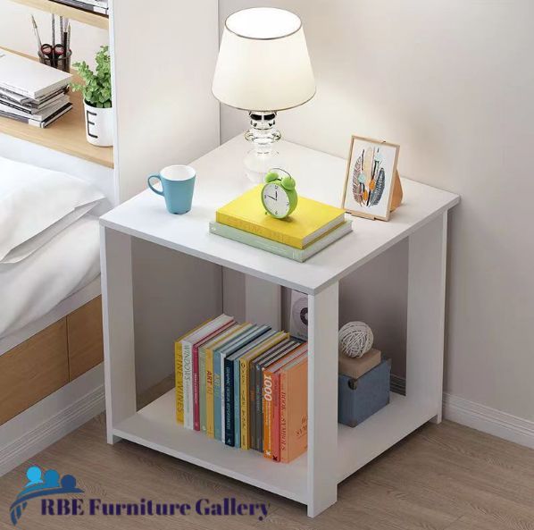 Rbe > Simple bedside table Sofa side table wooden table living room ...